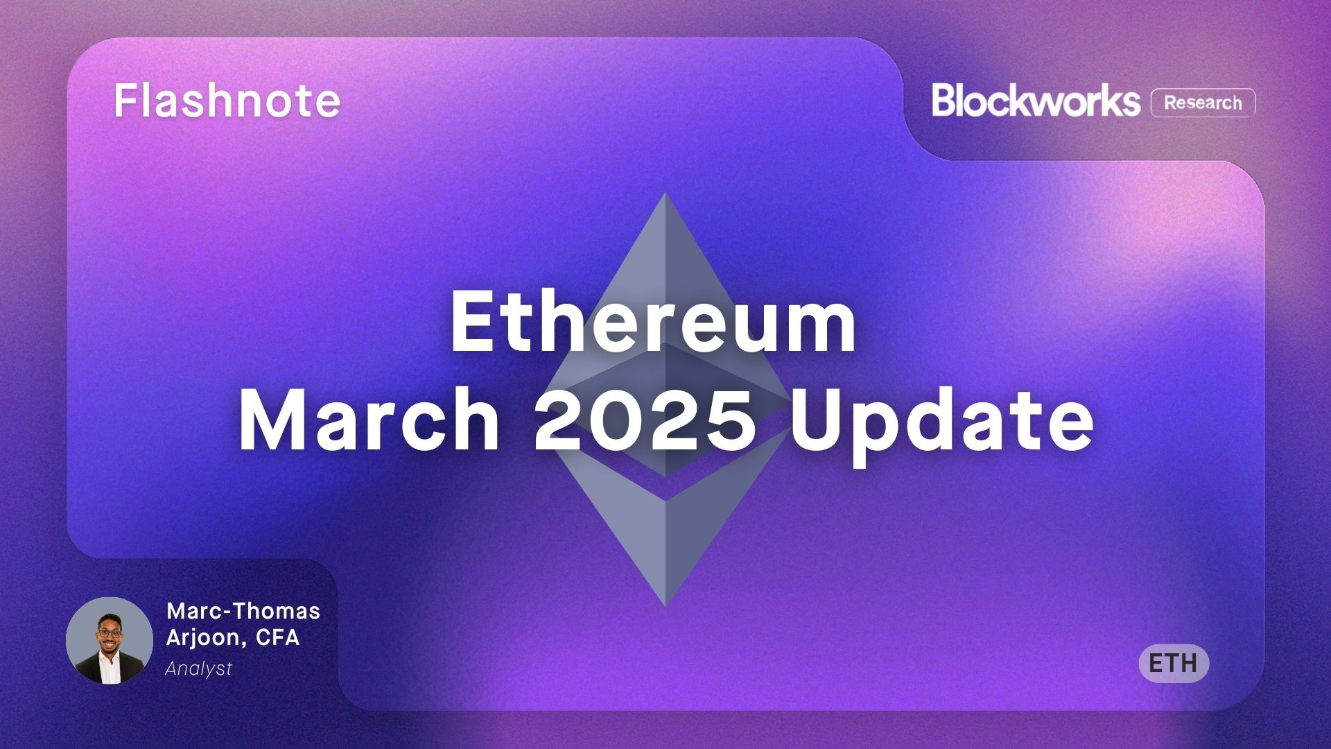 Ethereum March 2025 Update | Blockworks Research