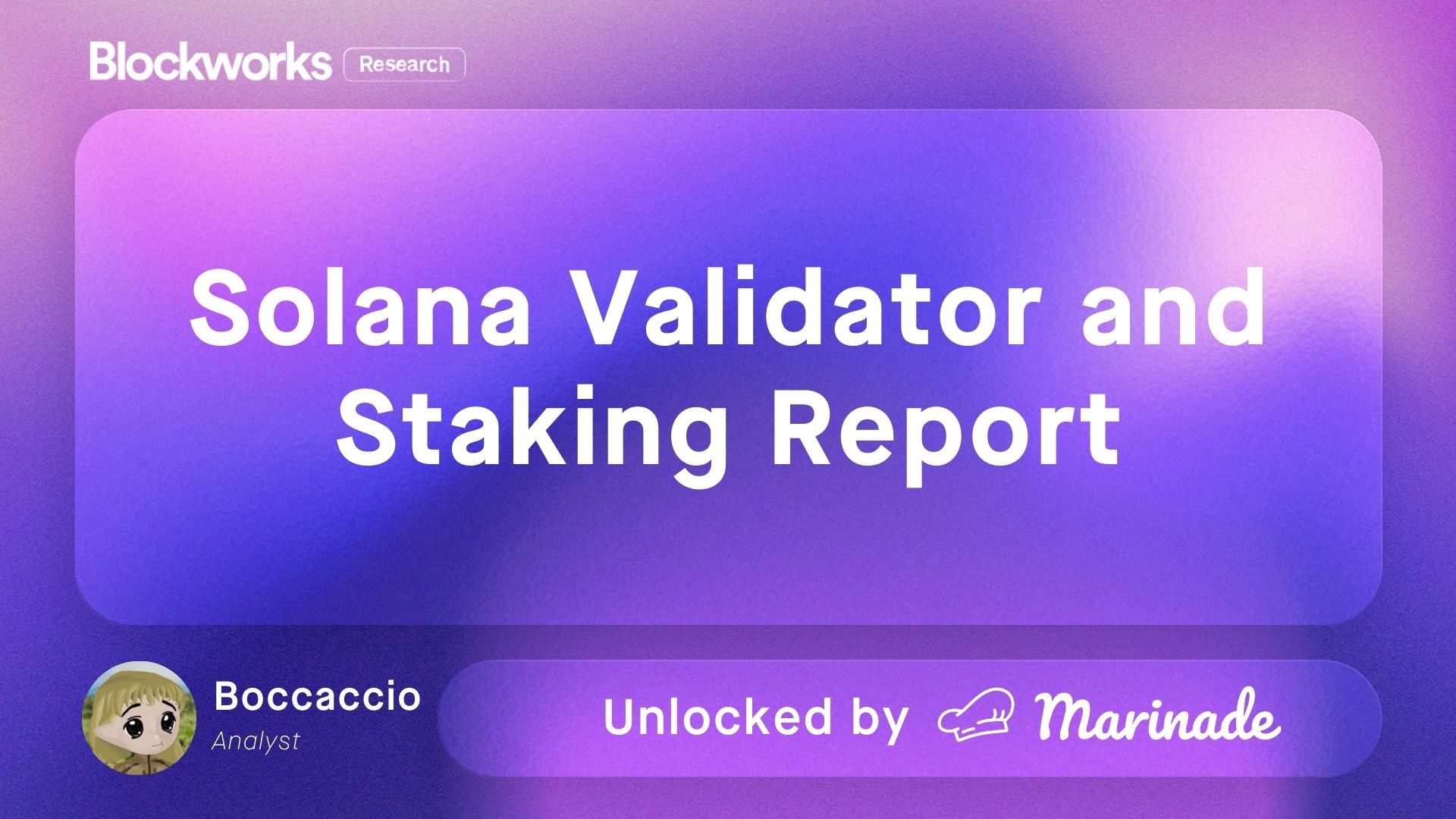 Solana Validator and Staking Landscape | Blockworks Research