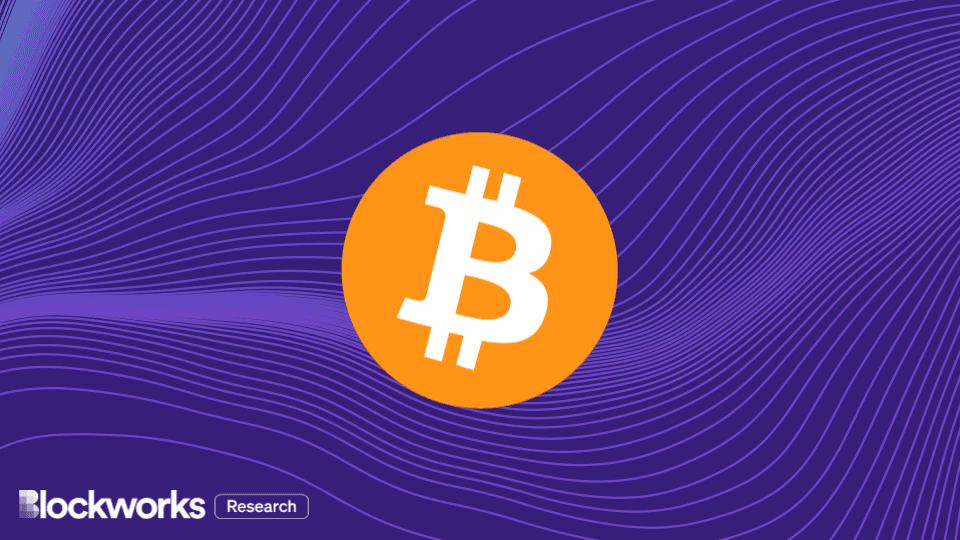 Bitcoin Update | Blockworks Research