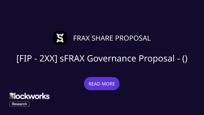 Gov Hub: September Update | Blockworks Research