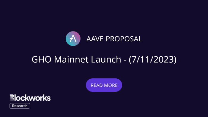 GovHub: August Update | Blockworks Research